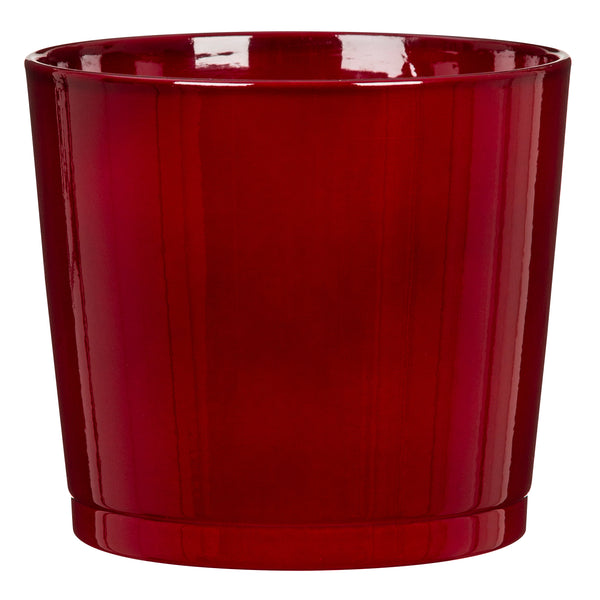 Dark Red Indoor Ceramic Cover Pot Dark Red (883) – Green Carpet